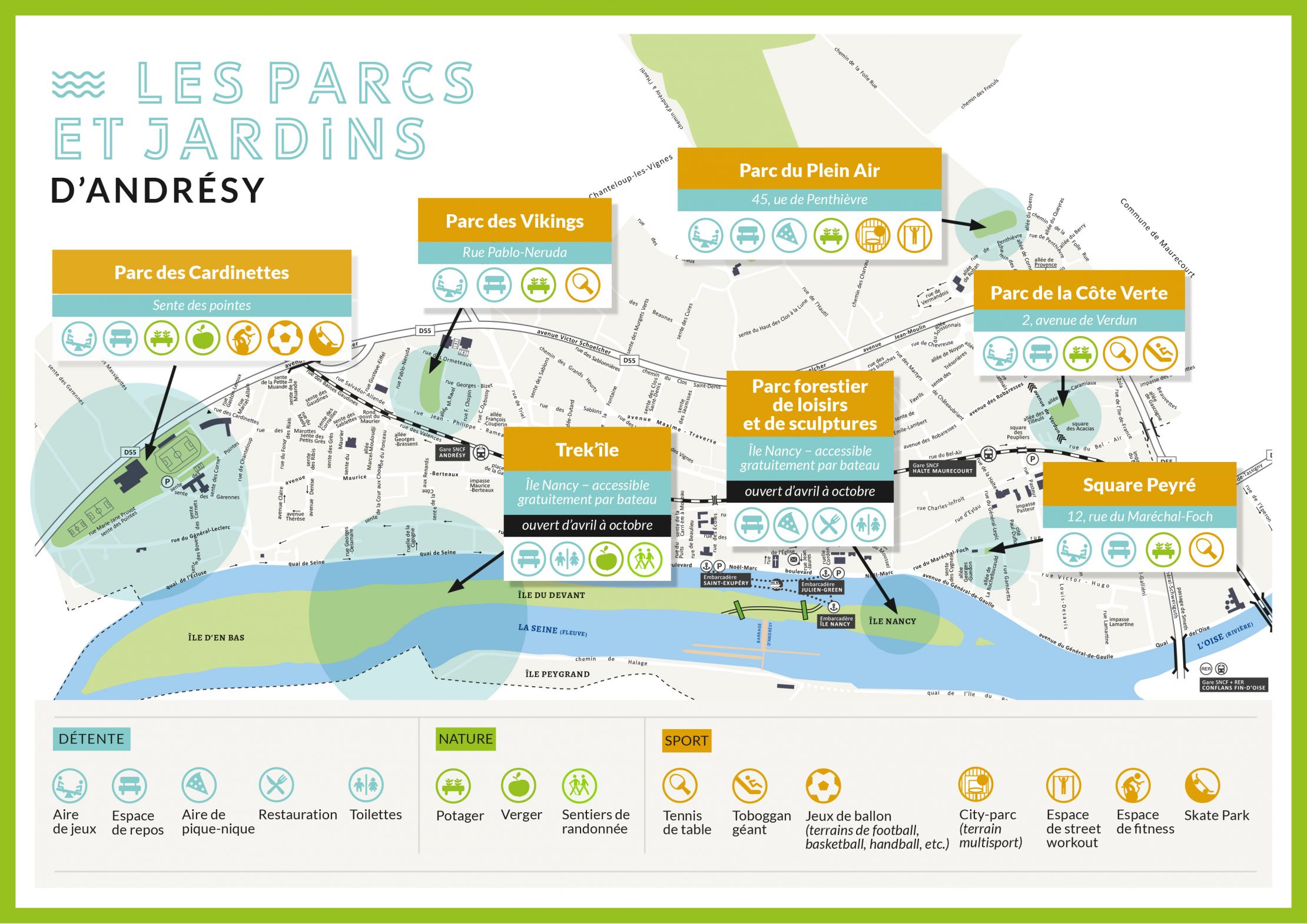 Les parcs publics | Ville d'Andresy
